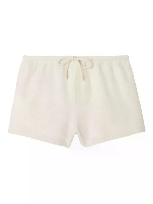 American Vintage Textured Drawstring Shorts