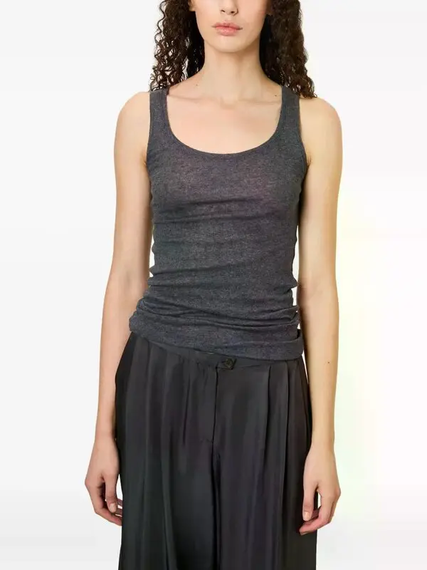 American Vintage Massachusetts Round-neck Vest - Grey