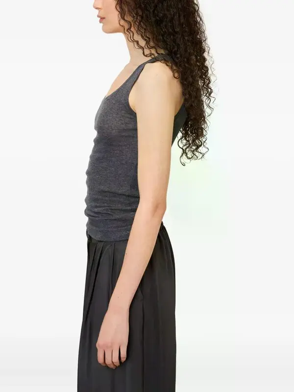 American Vintage Massachusetts Round-neck Vest - Grey