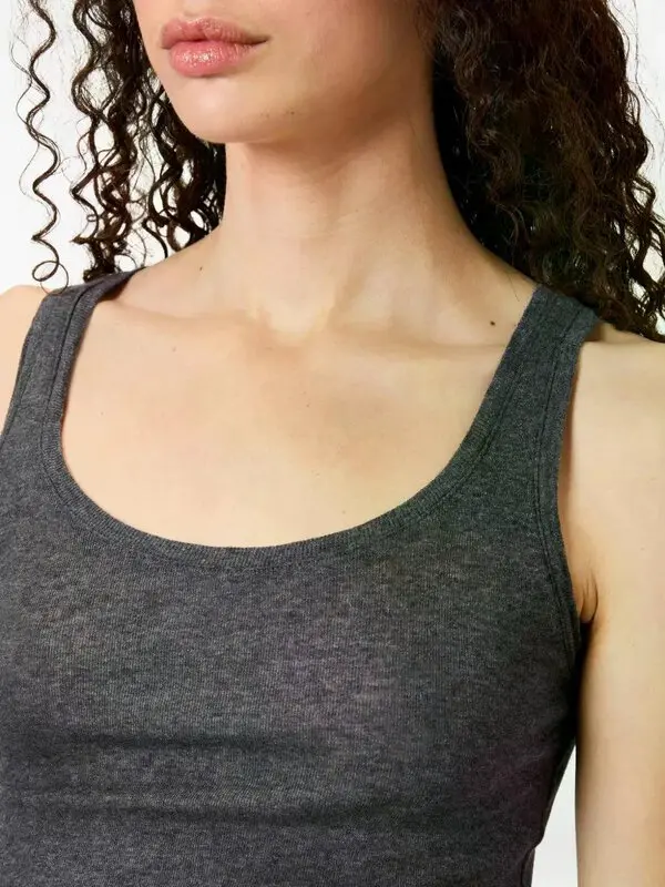 American Vintage Massachusetts Round-neck Vest - Grey