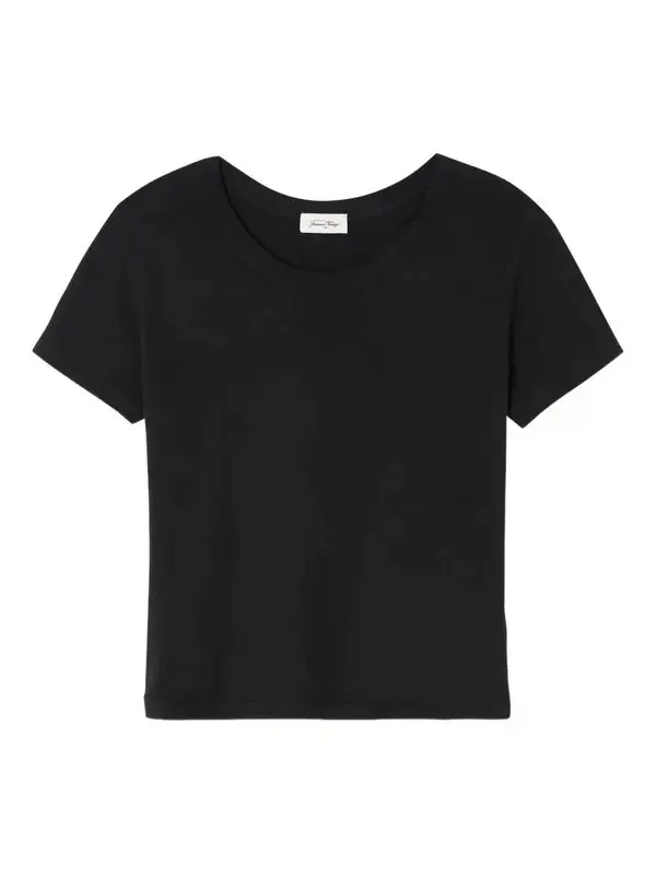 American Vintage Gamipy Short-sleeve Crew-neck T-shirt - Black