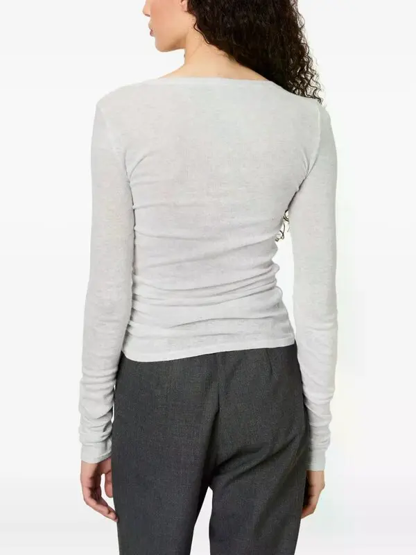 American Vintage Massachusetts Long-sleeve Top - Grey