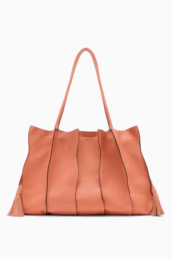 Ulla Johnson Adria Large Tote Handbag - Rose