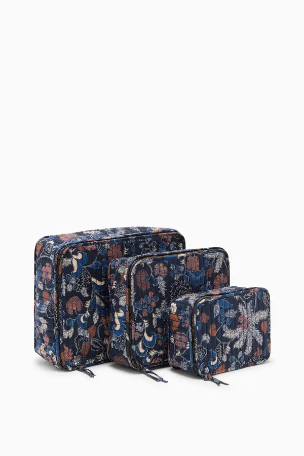Ulla Johnson Floral Packing Cubes Set