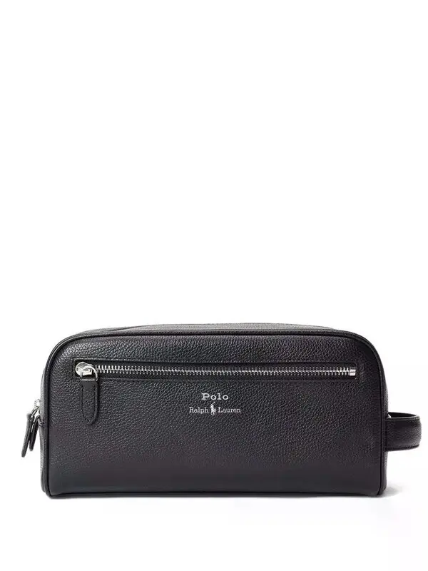 Polo Ralph Lauren Logo-detail Wash Bag - Black