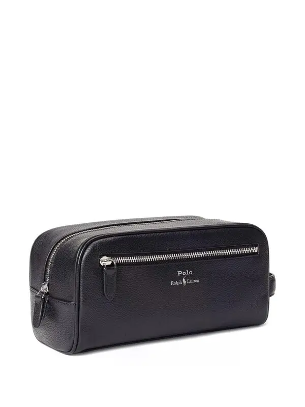 Polo Ralph Lauren Logo-detail Wash Bag - Black