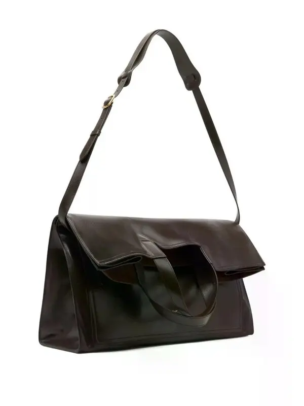 Bally Foldable-detail Leather Tote Bag
