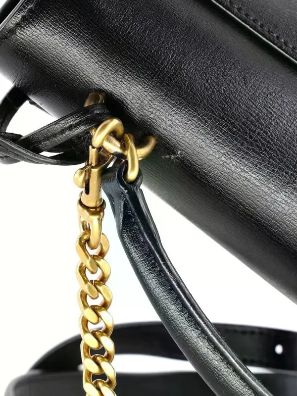 Saint Laurent Sunset Top Handle Shoulder Bag - Black