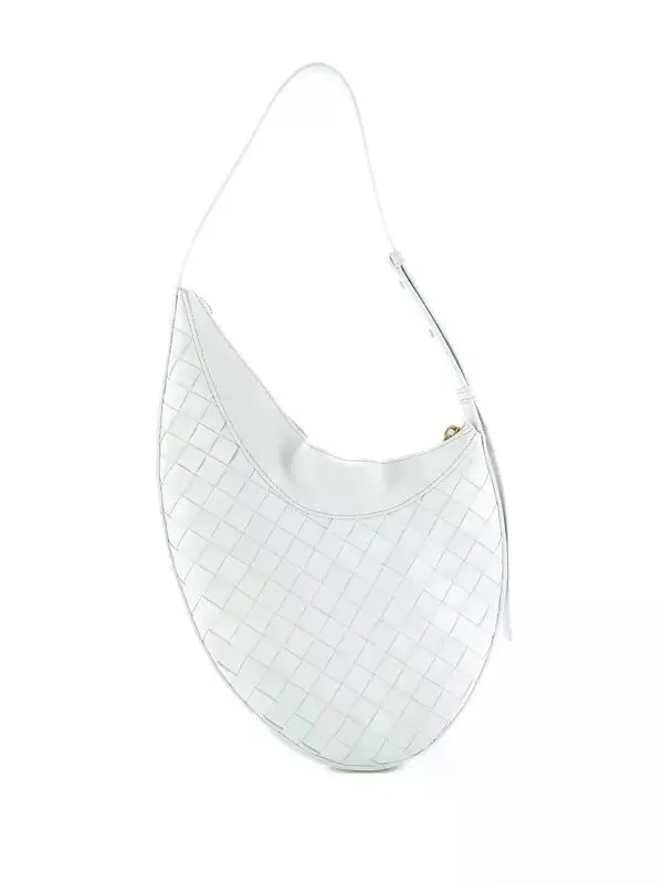 Bottega Veneta Intrecciato Nappa Small Shoulder Bag - Blue