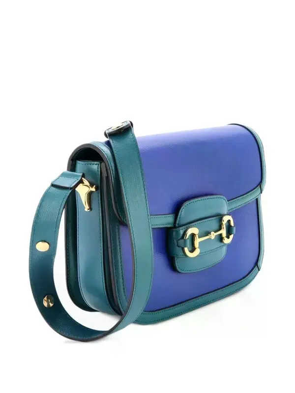 Gucci Horsebit 1955 Small Shoulder Bag - Blue
