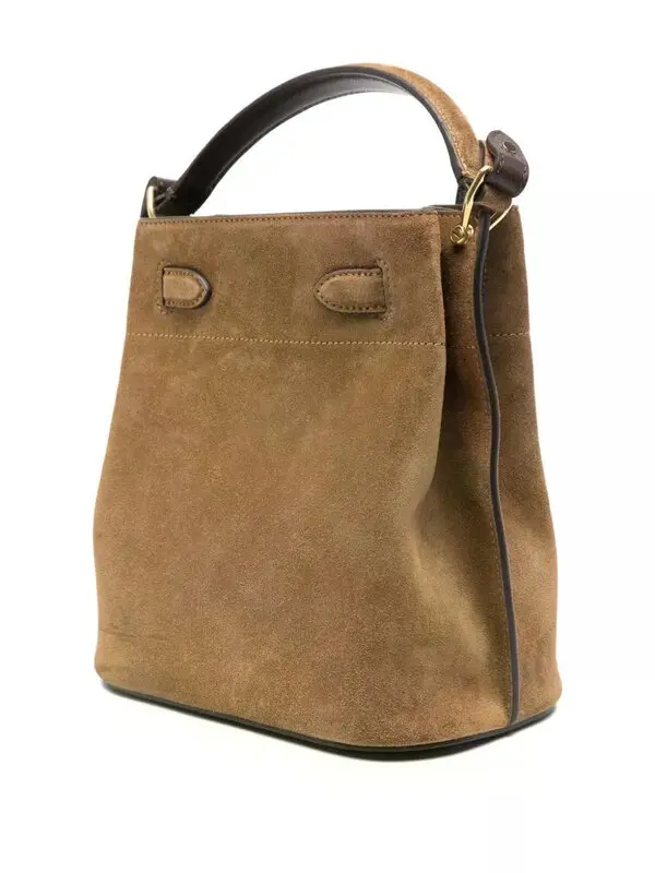 Mulberry Islington Suede Bucket Bag - Brown