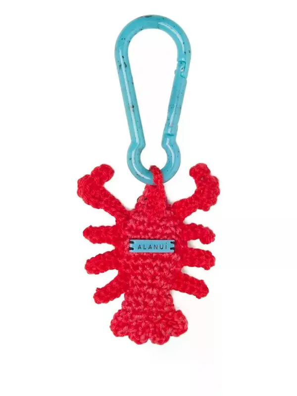 Alanui Lobster Crochet Keyring