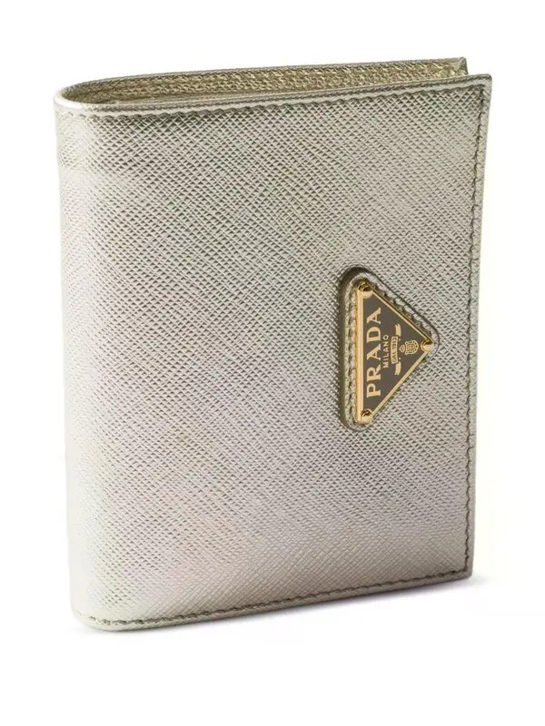 Prada Small Triangle-logo Leather Wallet