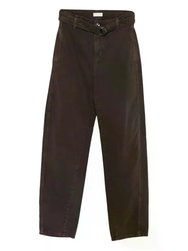 Liu Jo Belted-waist Side-pocket Trousers