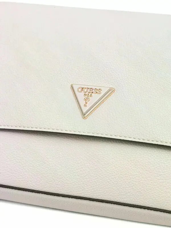 Guess Logo-plaque Crossbody Bag - Neutrals