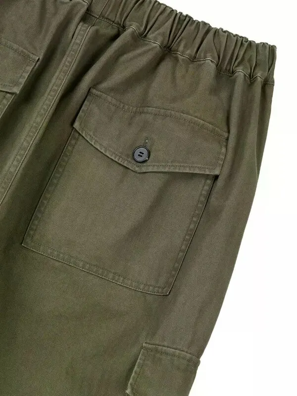 STUDIO TOMBOY Cargo Pocket Drawstring Pants - Green