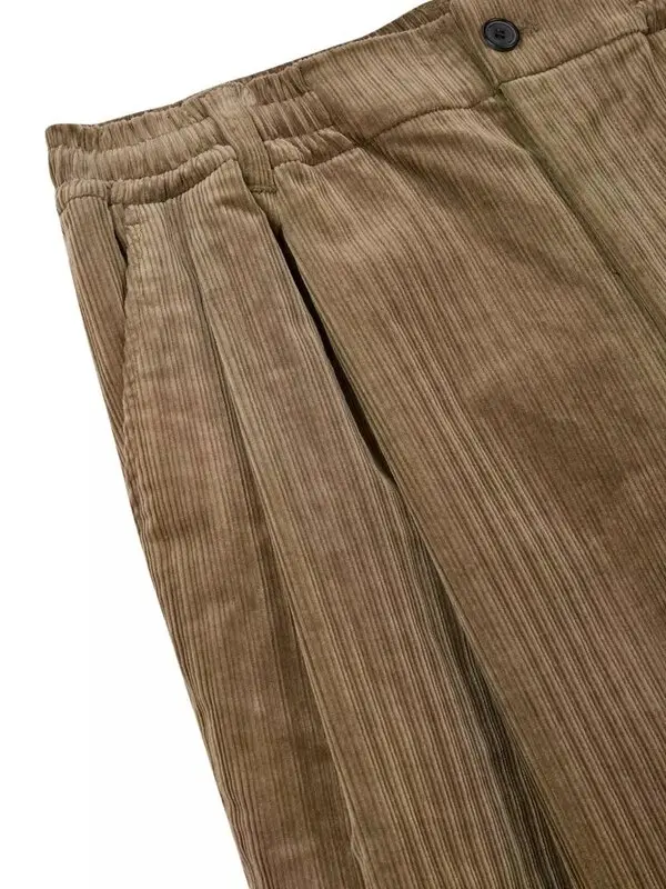 STUDIO TOMBOY Pleated Corduroy Trousers