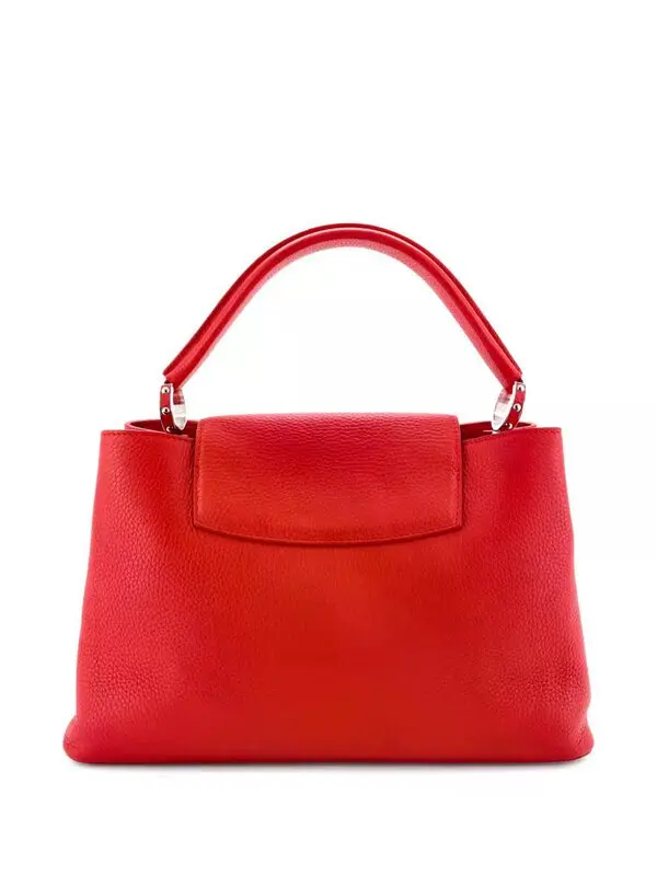 LOUIS VUITTON Capucines Mm Satchel - Red
