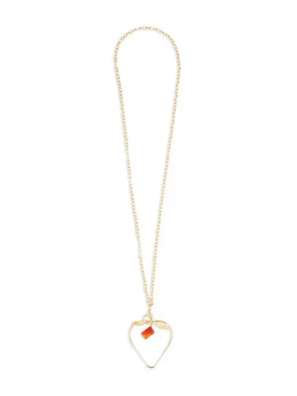 Nina Ricci Tone Strawberry Pendant Necklace - Gold