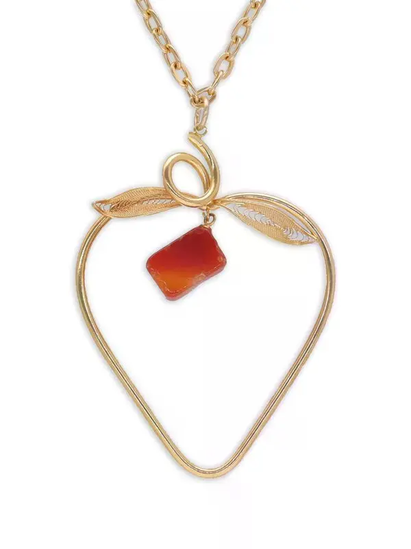 Nina Ricci Tone Strawberry Pendant Necklace