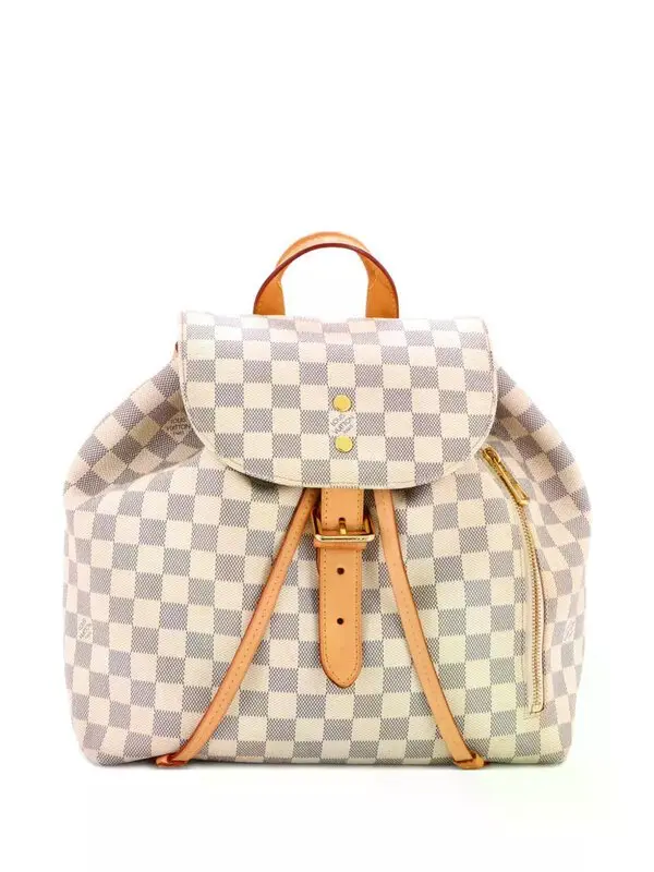 LOUIS VUITTON Sperone Damier Backpack - White