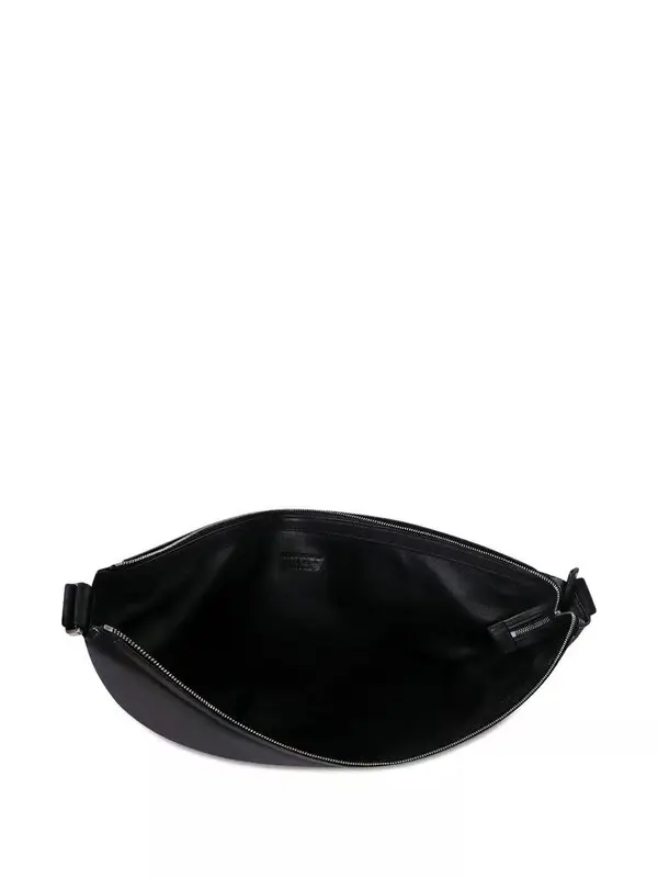 THE ROW Adjustable Leather Shoulder Bag - Black