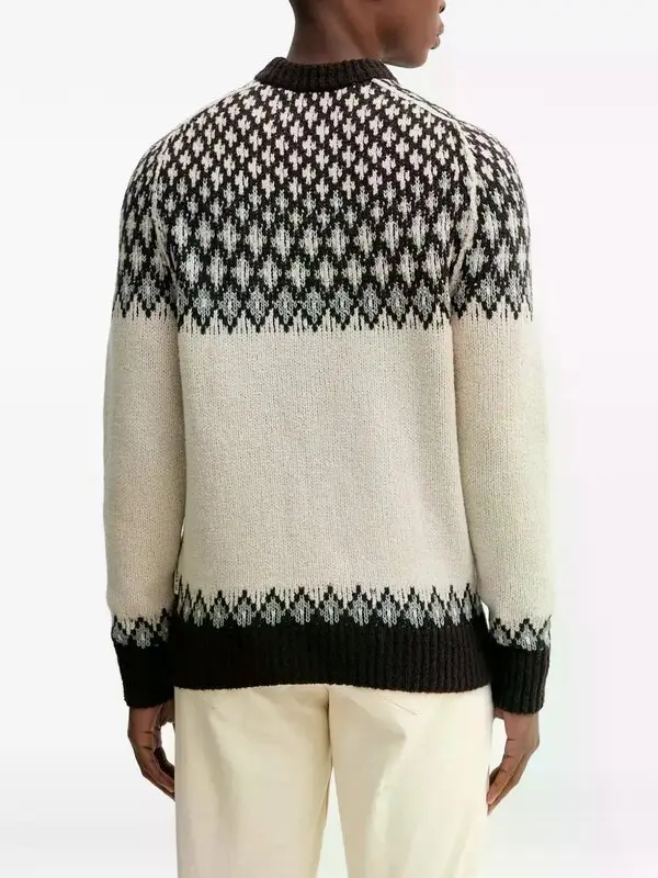 Marc O'polo Patterned Crew Neck Sweater