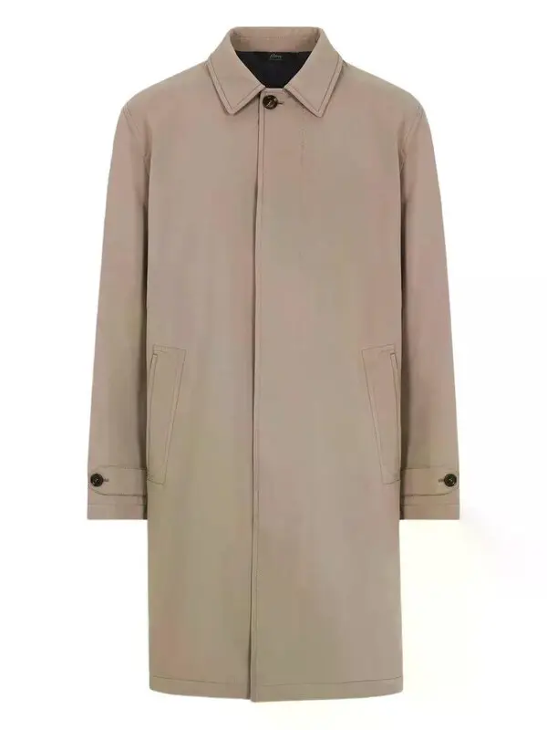 Brioni Performa Collared Long Coat