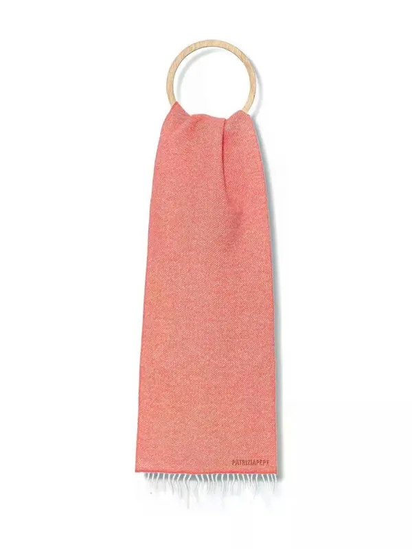 Patrizia Pepe Fringed Scarf - Pink