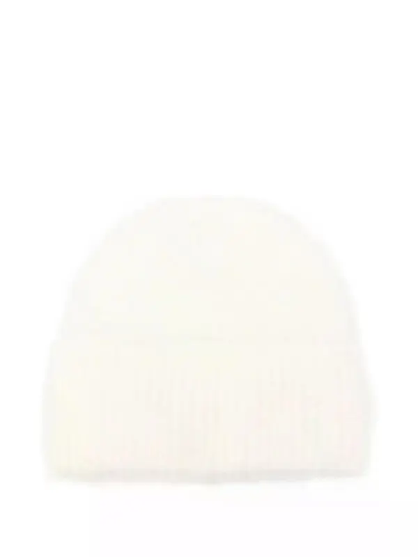 TOTEME Knitted Beanie Hat - Neutrals