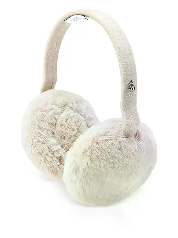 MAISON MICHEL Morgana Earmuffs - Neutrals