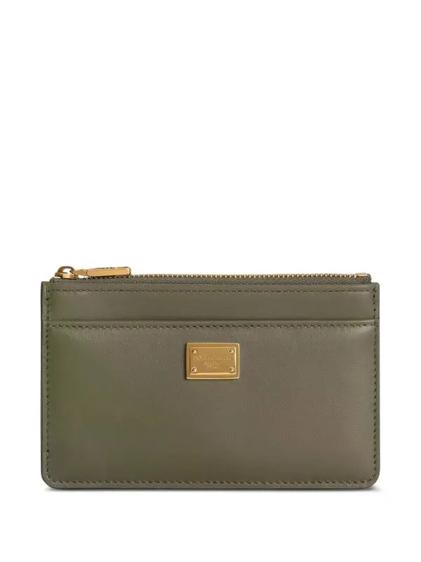 Dolce & Gabbana Logo-plaque Wallet - Green