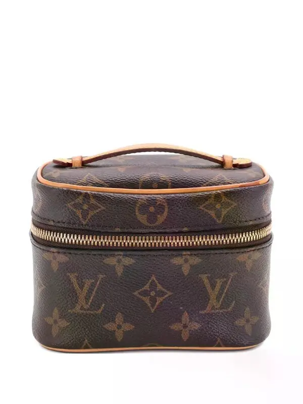 LOUIS VUITTON Nice Vanity Case Monogram Canvas Nano Pouch - Brown