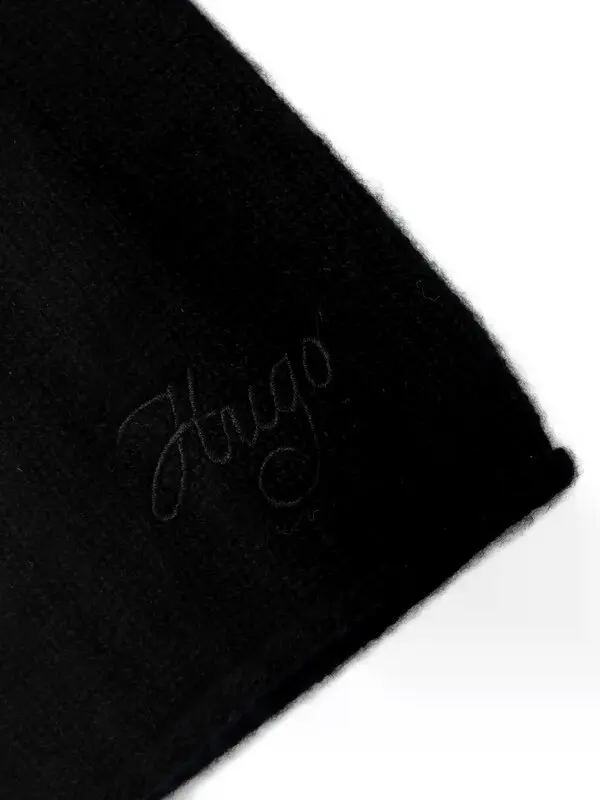 Hugo Logo-detail Beanie Hat