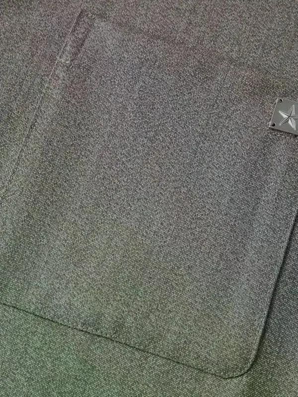 Shanghai Tang Buttoned Wool Shirt