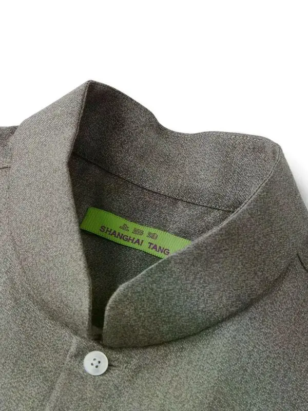 Shanghai Tang Buttoned Wool Shirt