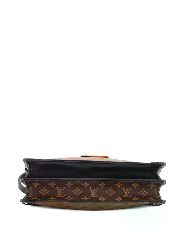 LOUIS VUITTON Trunk Reverse Monogram Canvas Clutch - Brown