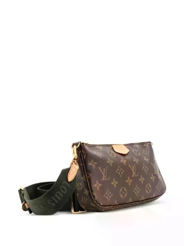 LOUIS VUITTON Multi Pochette Accessoires Monogram Canvas Crossbody Bag - Brown