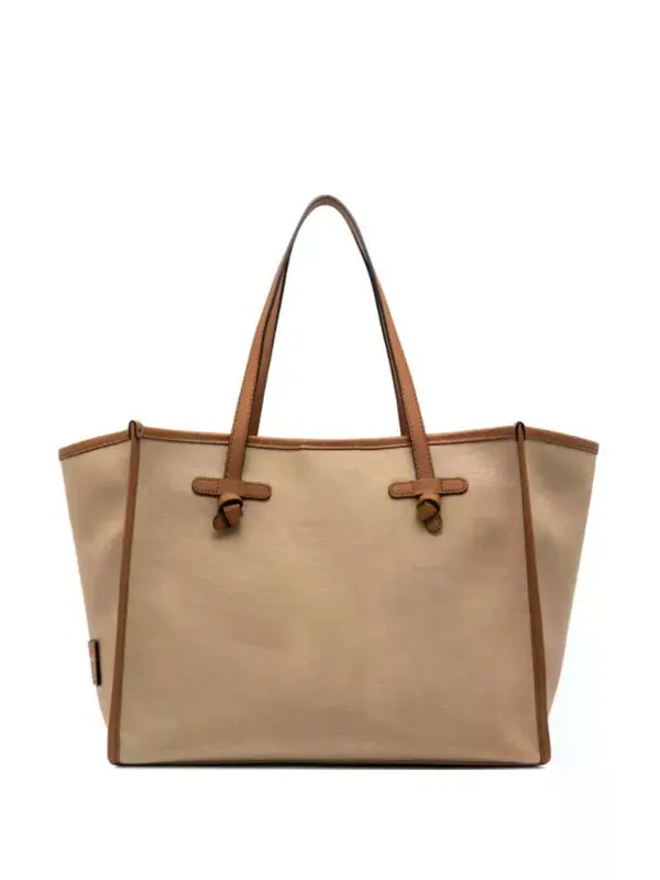 MARCELLA CLUB Knot-detail Tote Bag - Neutrals