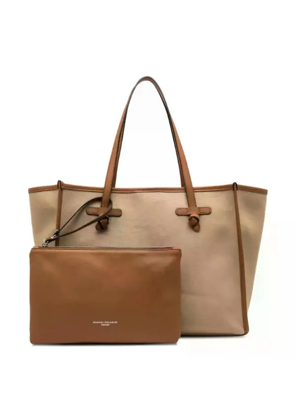 MARCELLA CLUB Knot-detail Tote Bag - Neutrals