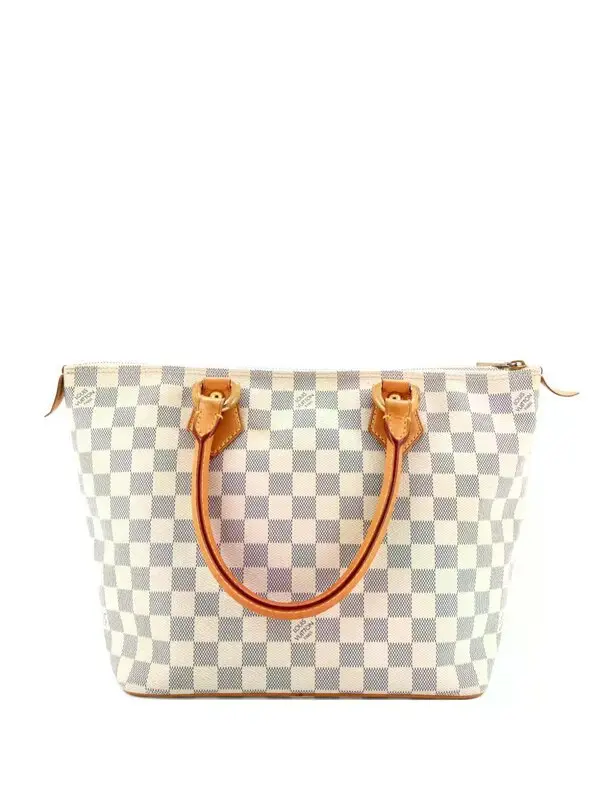 LOUIS VUITTON Saleya Handbag Damier Pm Tote - White