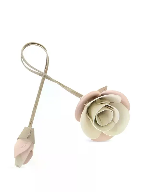 Furla Allegra Rose-shaped Charm - Neutrals