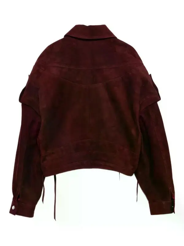 MANOKHI Suede Zip Jacket