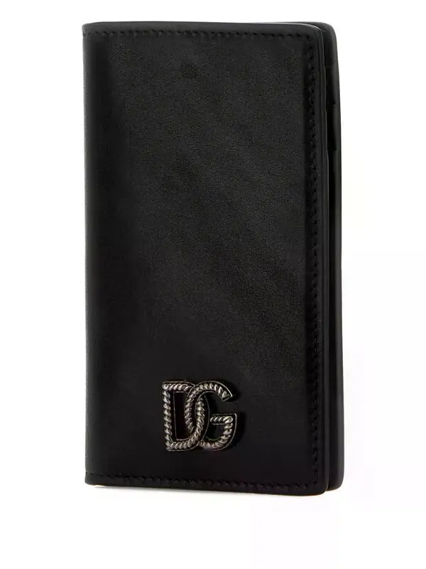 Dolce & Gabbana Logo Detail Leather Card Holder
