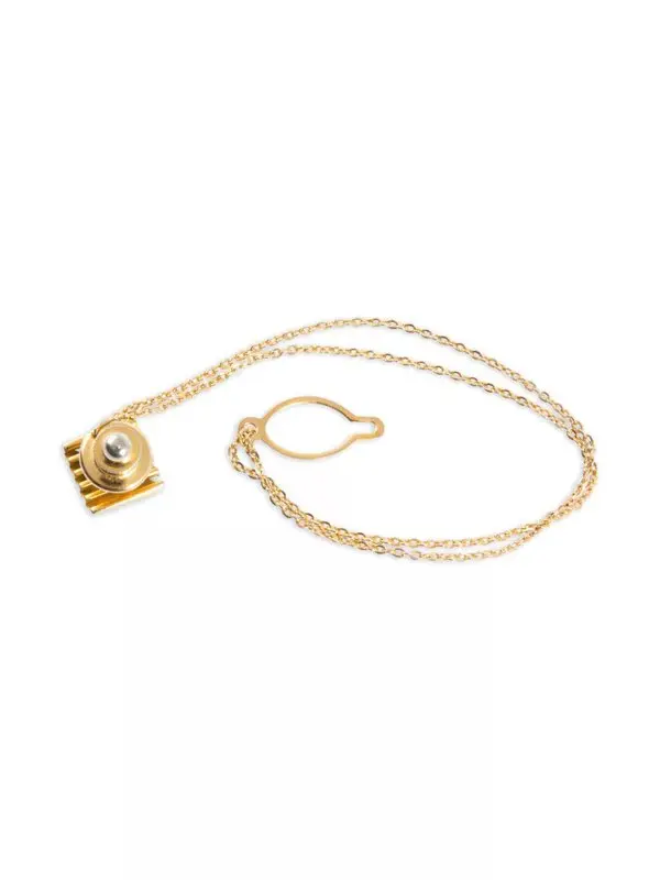 Dior 1990s Square Tie Tack Pin