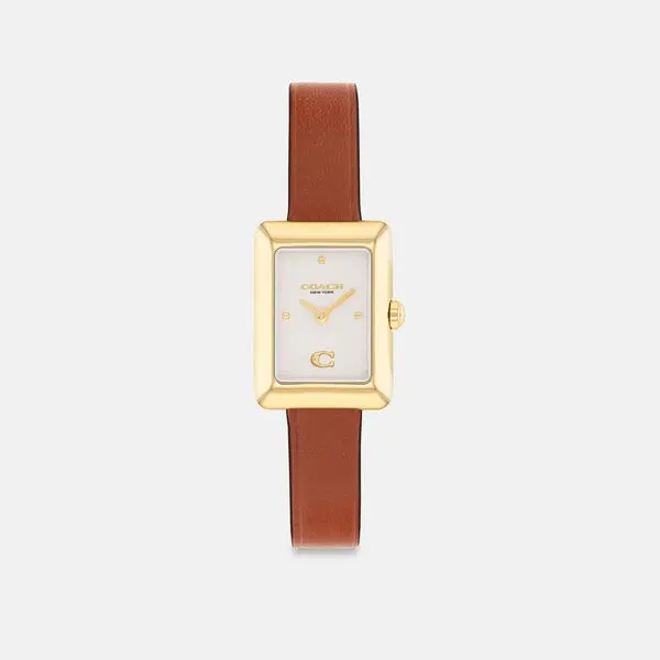 COACH Mara Watch, 19mm X 26mm - Saddle