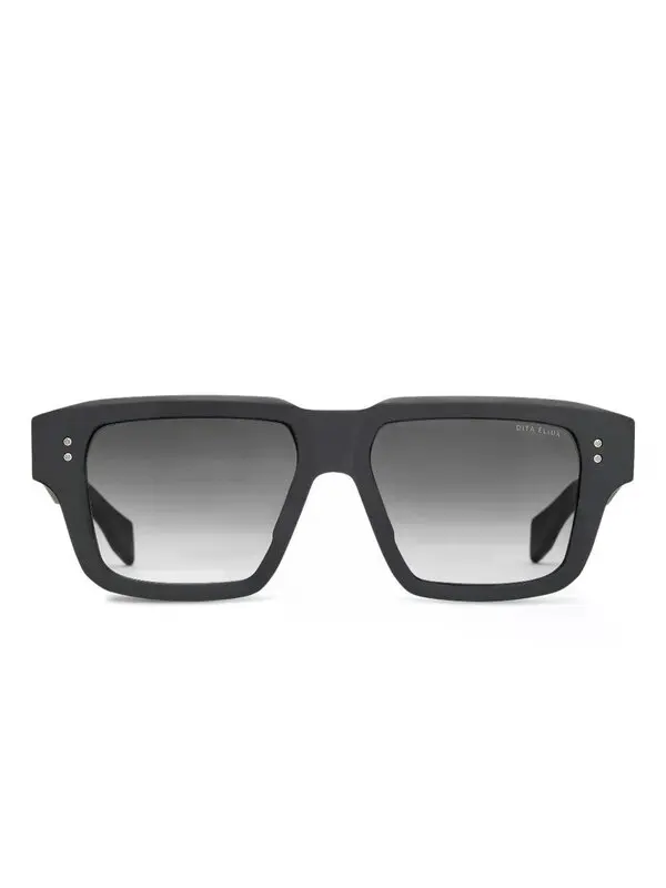 Dita Eliux Square-frame Sunglasses - Black