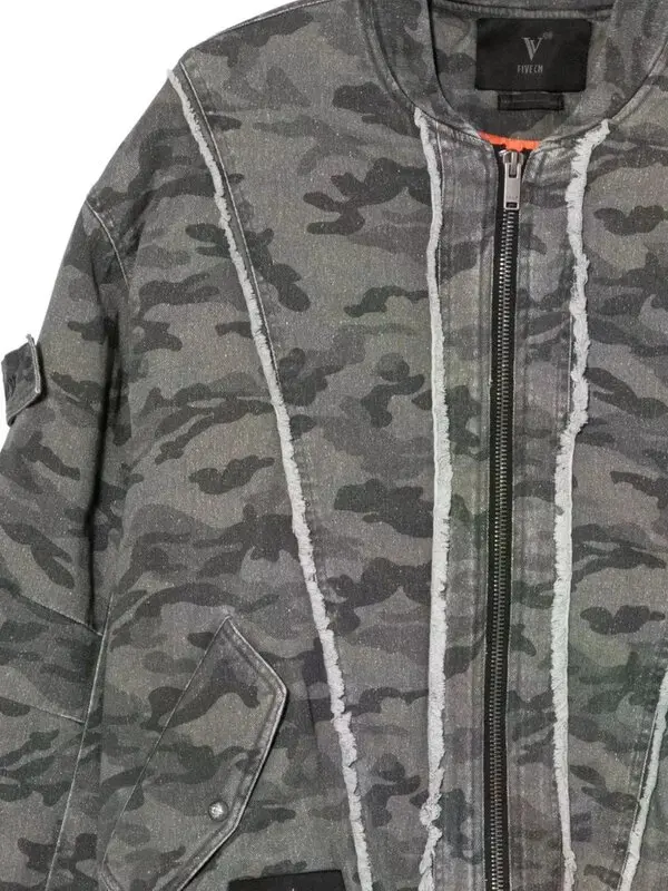 FIVE CM Camouflage-print Bomber Jacket