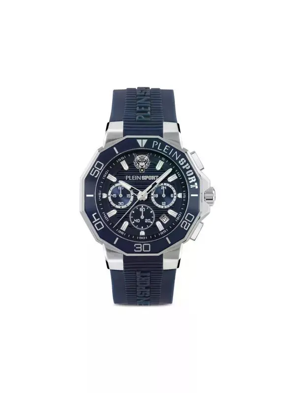 PLEIN SPORT Titan 46mm Chronograph Watch - Blue