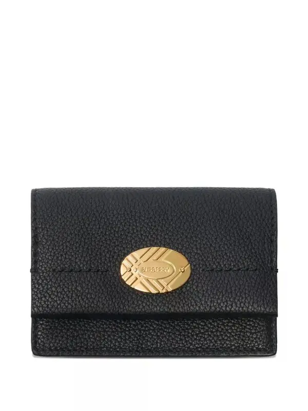 Burberry Logo-plaque Wallet - Black